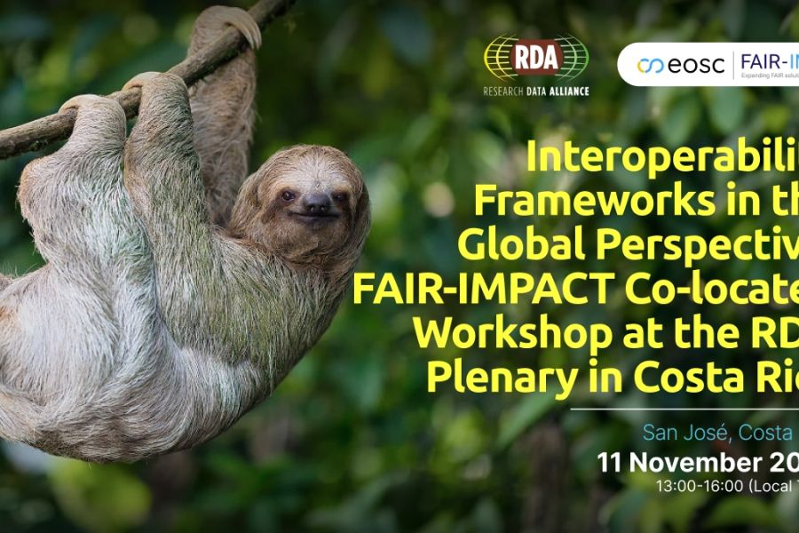 Interoperability Frameworks in the Global Perspective: FAIR-IMPACT Co-located Workshop at the ...